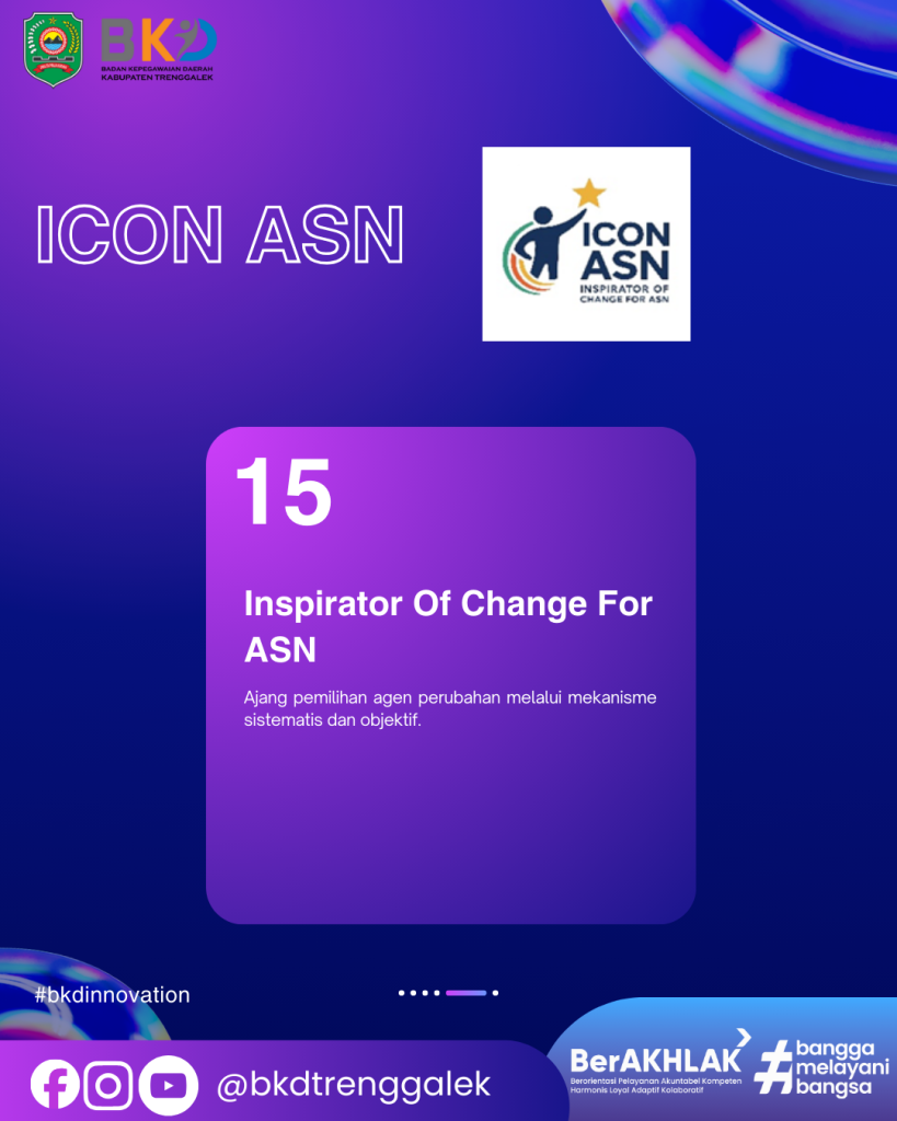 ICON ASN: Inspirator Perubahan bagi ASN Trenggalek – BKPSDM Kabupaten ...